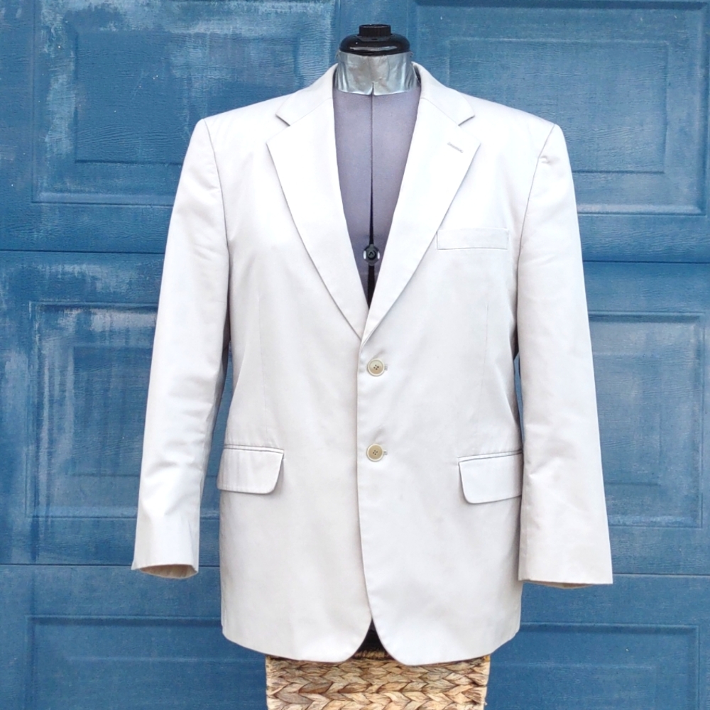 Bert Pulitzer Men's Luxury Off White Blazer/Sport Coat - Gem